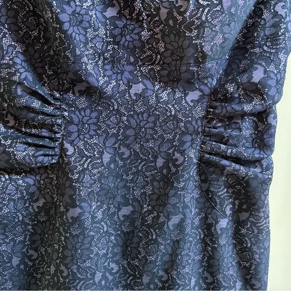 Adrianna Papell | Dresses | Sale Adrianna Papell Lavender Black Floral ...